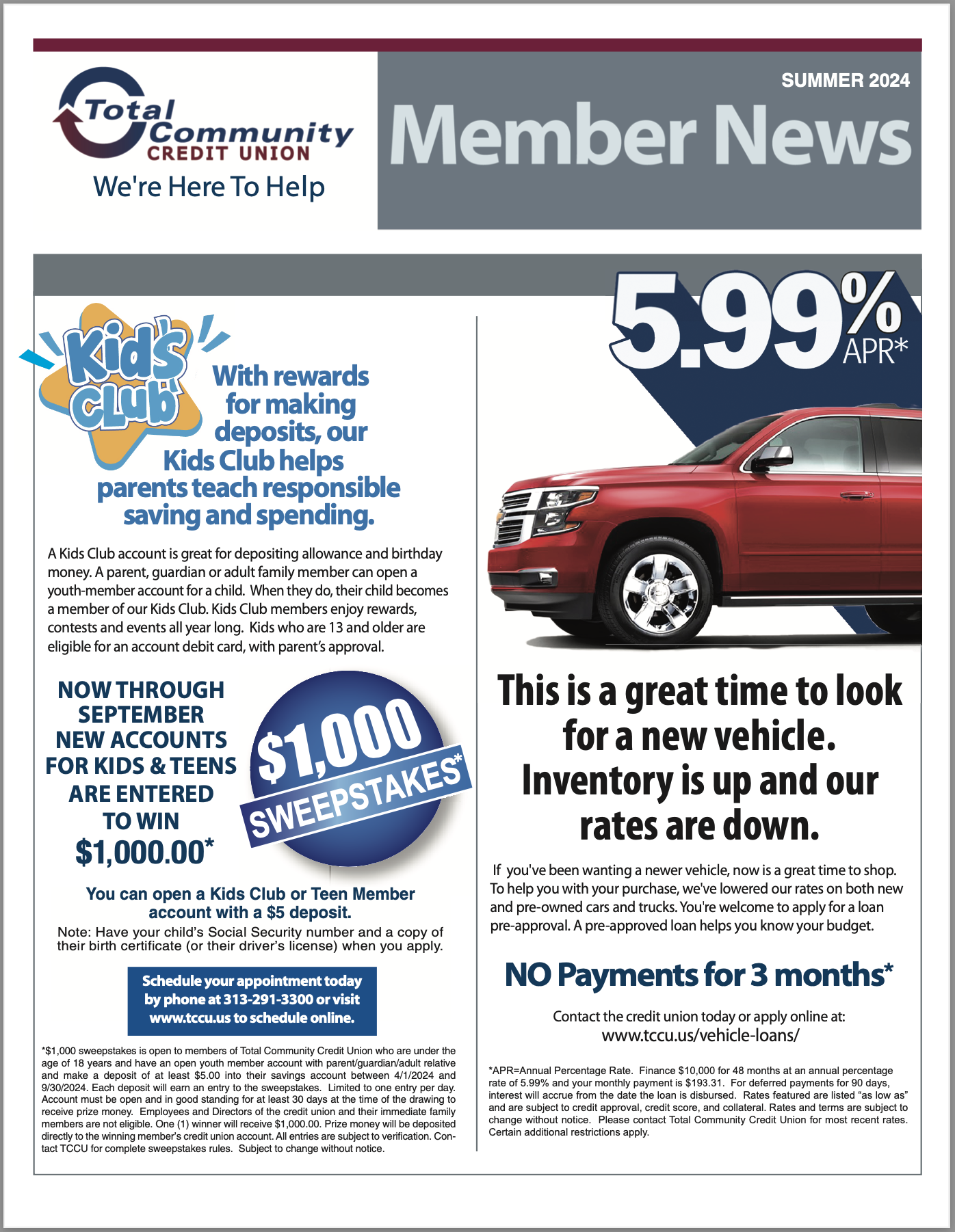 Newsletter - Total Community Credit Union